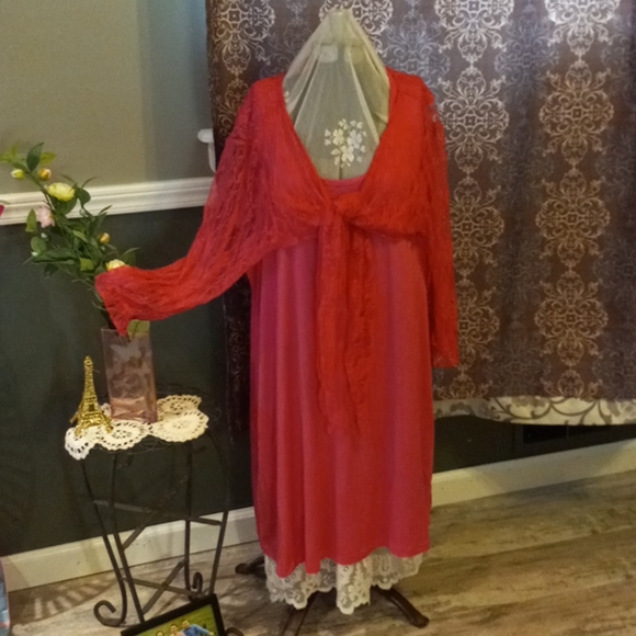 The Paragon | Dresses | 2x 2 Piece Hot Pinktank Dress And Lace Long ...